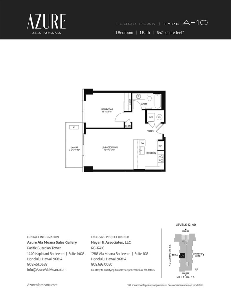 Azure_FloorPlan_A-10 | Hawaiian Joy